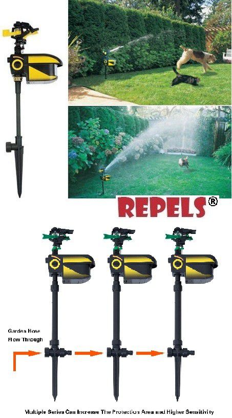 Wild Boar Repeller Sprinkler Scarecrow Water Spray Sensor Motion Ba...